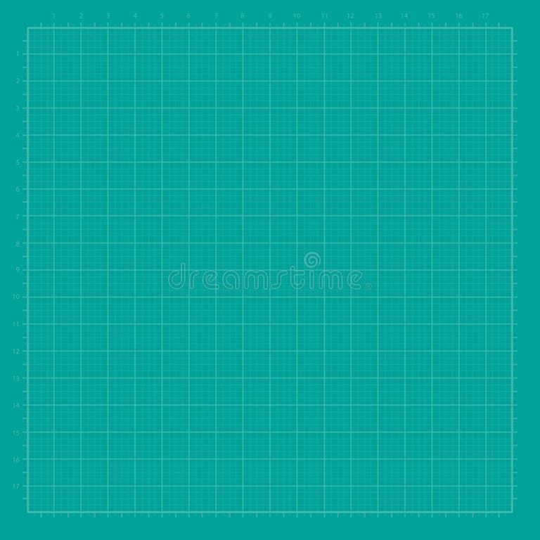 Green Graph Paper Background Stock Vector - Illustration of color ...