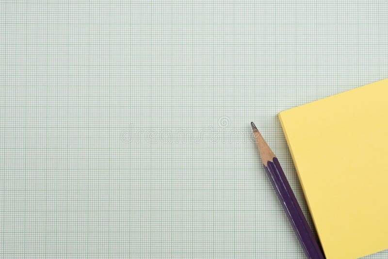 Green Graph Paper and Pencil Texture Background, Education and Science ...