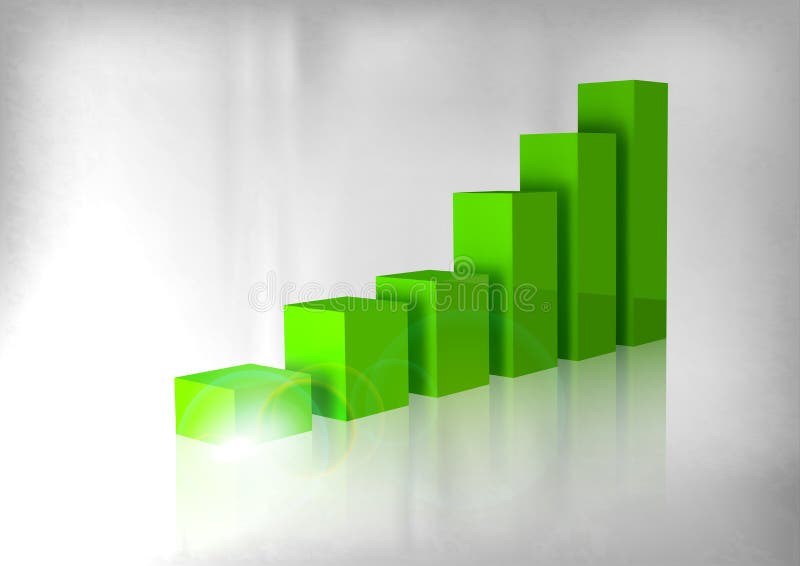 Green Graph Size A3 Table 4 Stock Illustration - Illustration of design ...