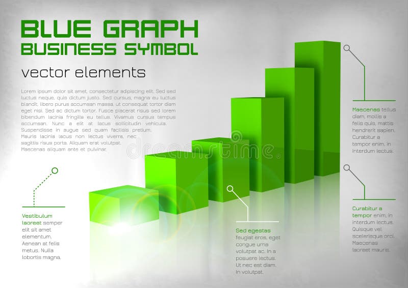 Red and Green Bar Graph stock vector. Illustration of gain - 23081875