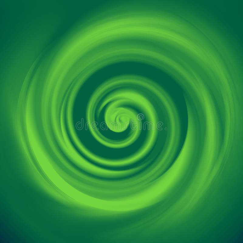 Green Graphic Design. Abstract Spiral Pattern Circular Shape Stock ...
