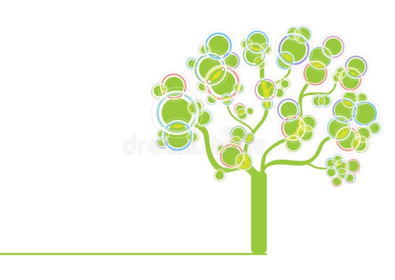 Green graphic tree stock illustration. Illustration of graphic - 13506471