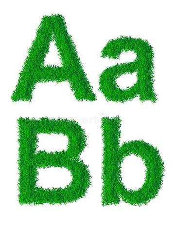 Grass Alphabet Letters Stock Illustrations – 2,291 Grass Alphabet ...
