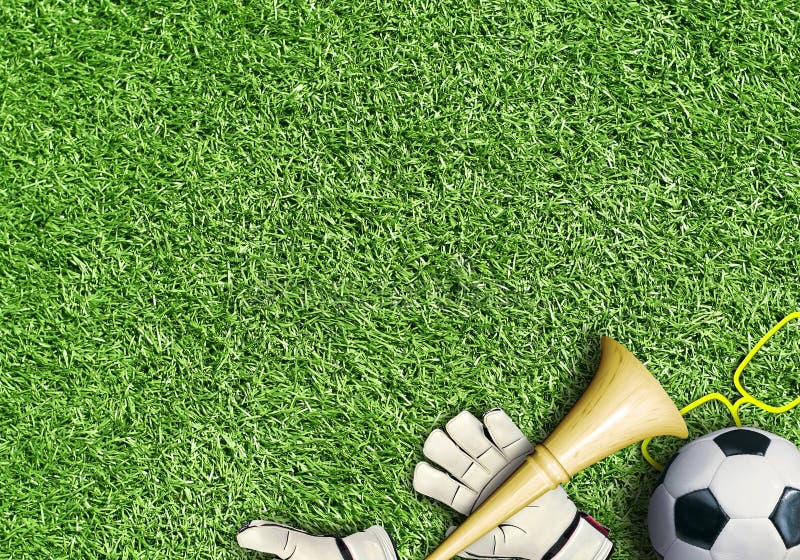 Football Field With Markings Stock Image - Image of tactics, reception ...