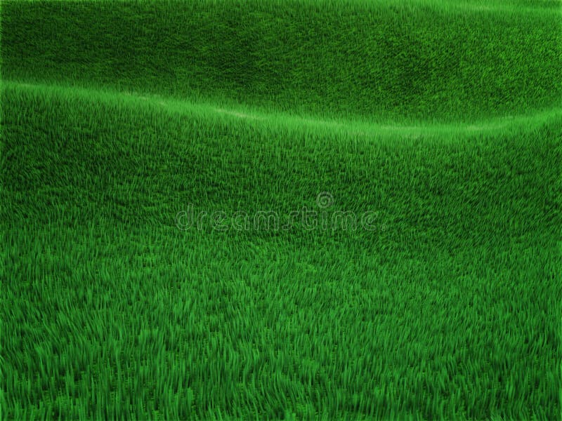 Green Grass Background Texture. 3d Render Stock Illustration ...