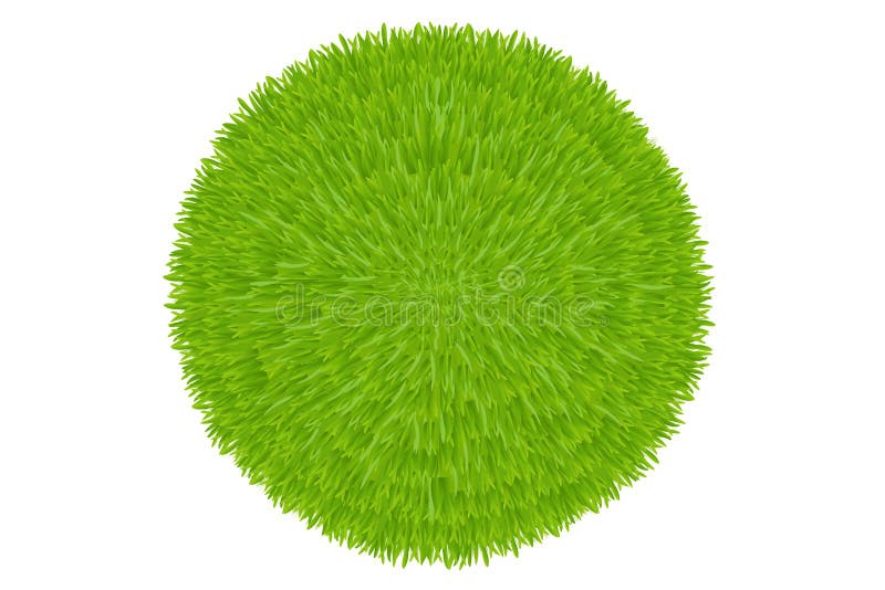 Green Grass Ball. Vector stock vector. Illustration of design - 13725898