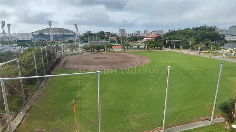 Green Grass on Baseball Field Stock Footage - Video of audience, arena ...