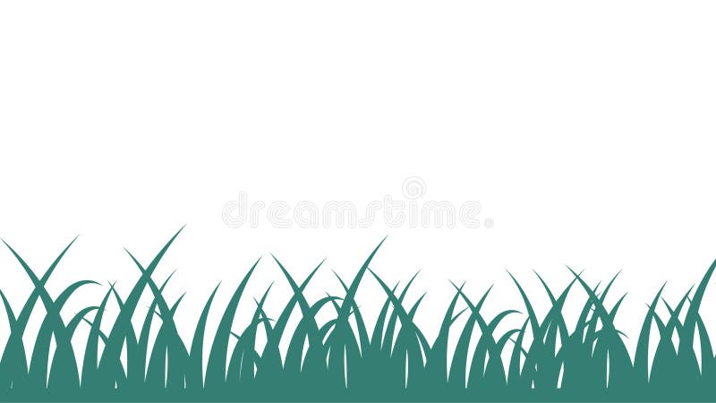 Green Grass Elements on Transparent Image Stock Illustration ...