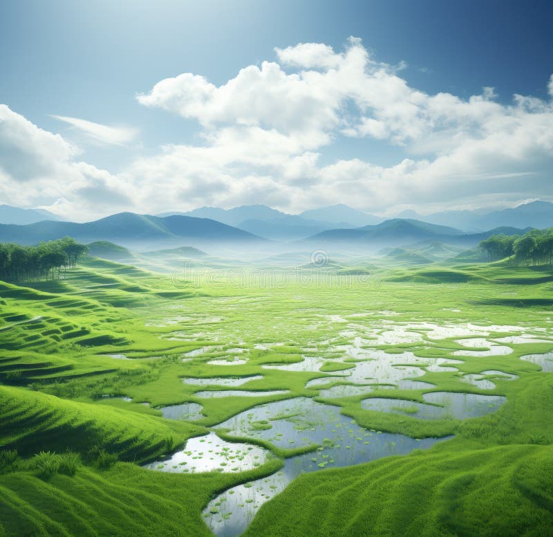 Green grass on the field stock image. Image of backdrop - 306744847