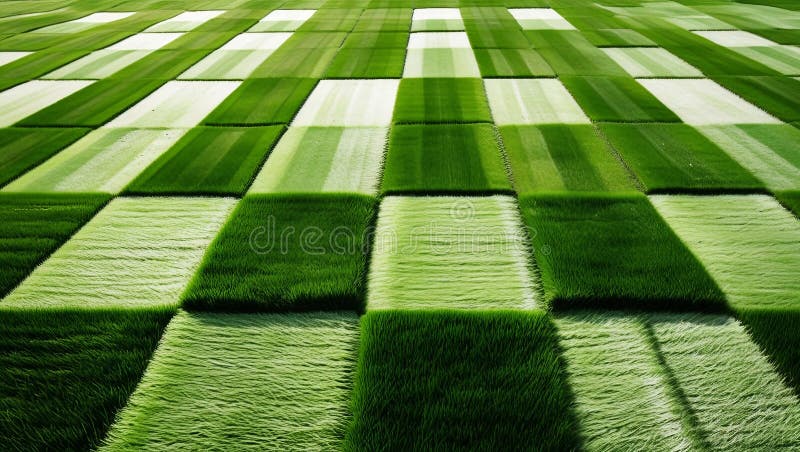 Green Grass Field Pattern Nature Stock Illustration - Illustration of ...