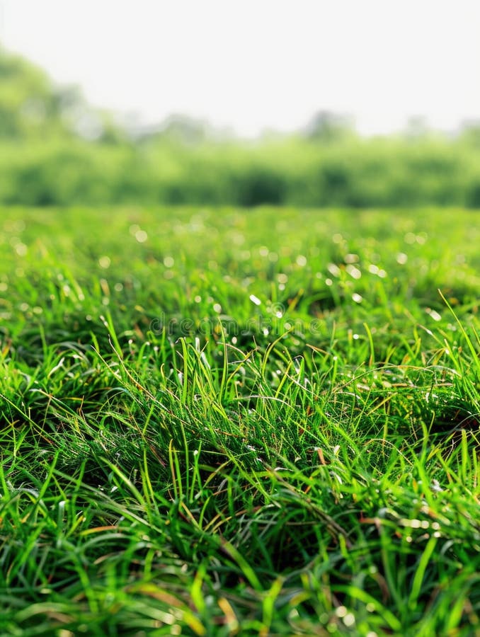 Green Grass Field, Sunlight Stock Photo - Image of sunny, grassland ...