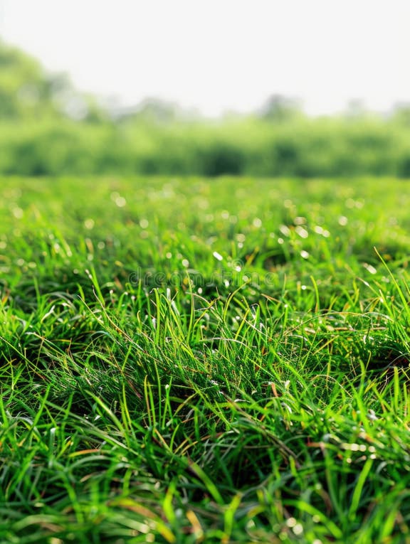 Green Grass Field, Sunlight Stock Photo - Image of sunny, grassland ...