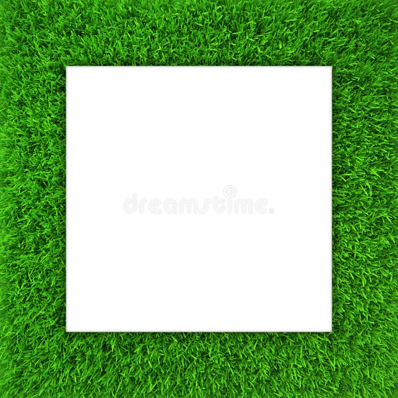 Green Grass Frame. Background for Design Website Stock Illustration ...