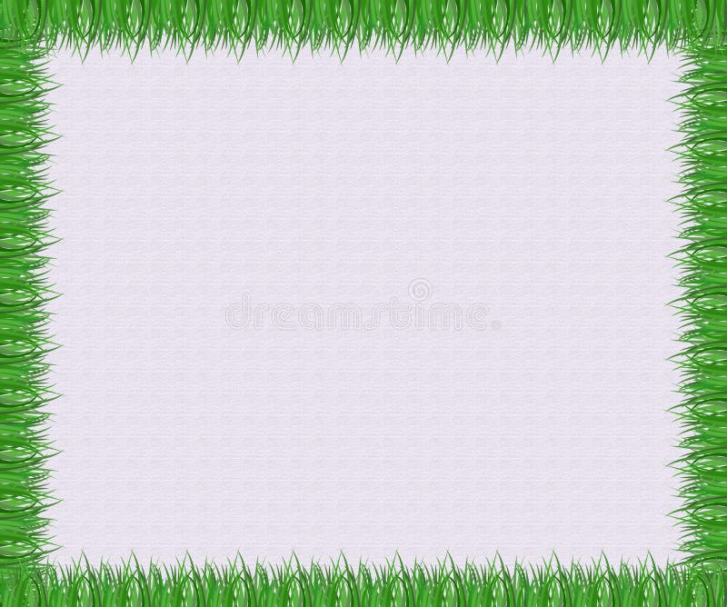 Green Grass Frame Square Shape Stock Illustration - Illustration of ...
