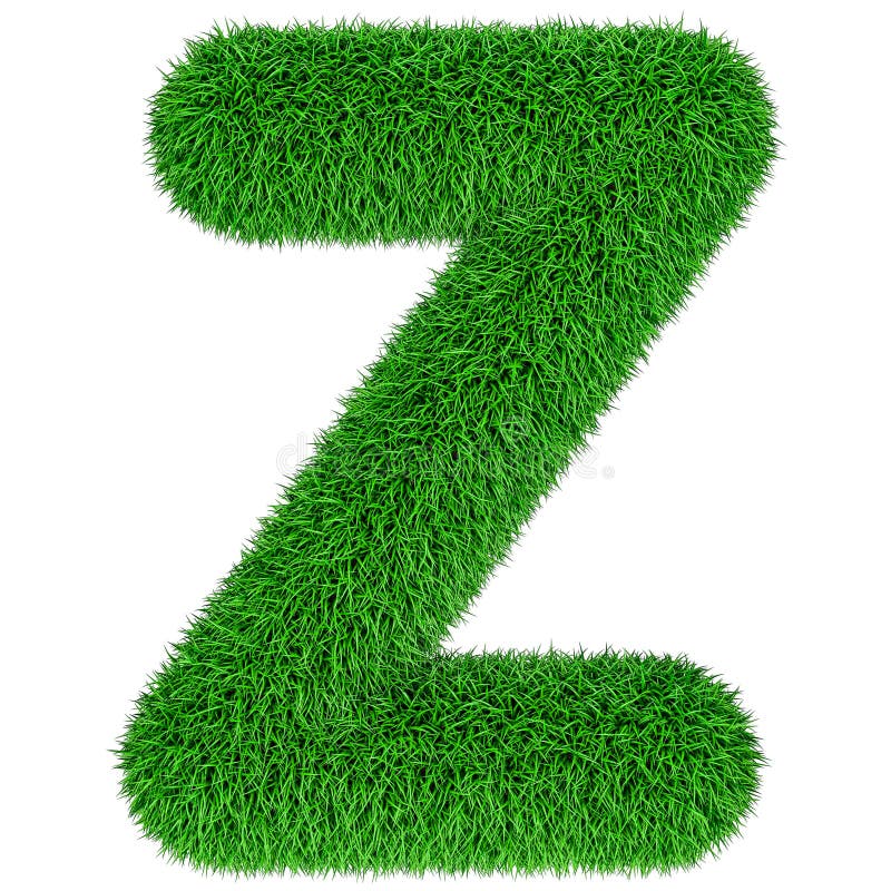3d Letter Z Green Grass Stock Illustrations – 131 3d Letter Z Green ...