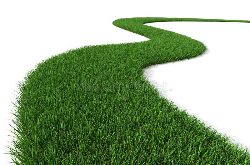 Green Grass Path Stock Photo - Image: 15978550