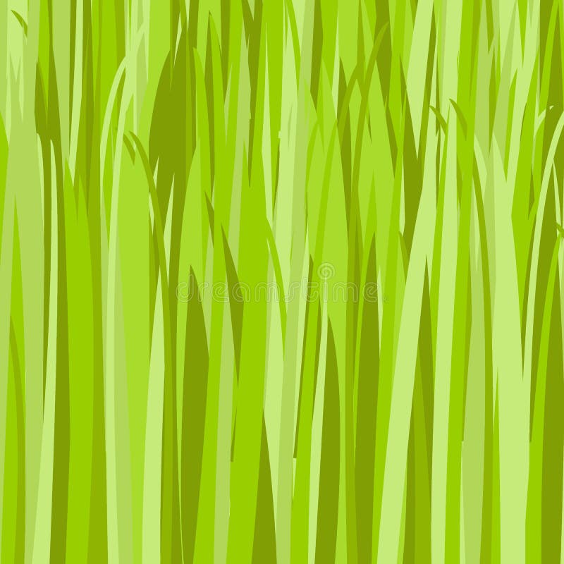 Green Grass Pattern. Grass in Meadow. Vector Greenery Background Stock ...