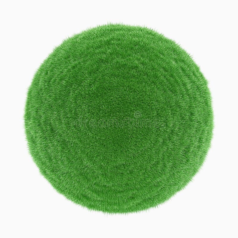 Green Grass Planet. Isolated on White Stock Illustration - Illustration ... Green Grass Planet. Isolated on White Stock Illustration - Illustration ...
