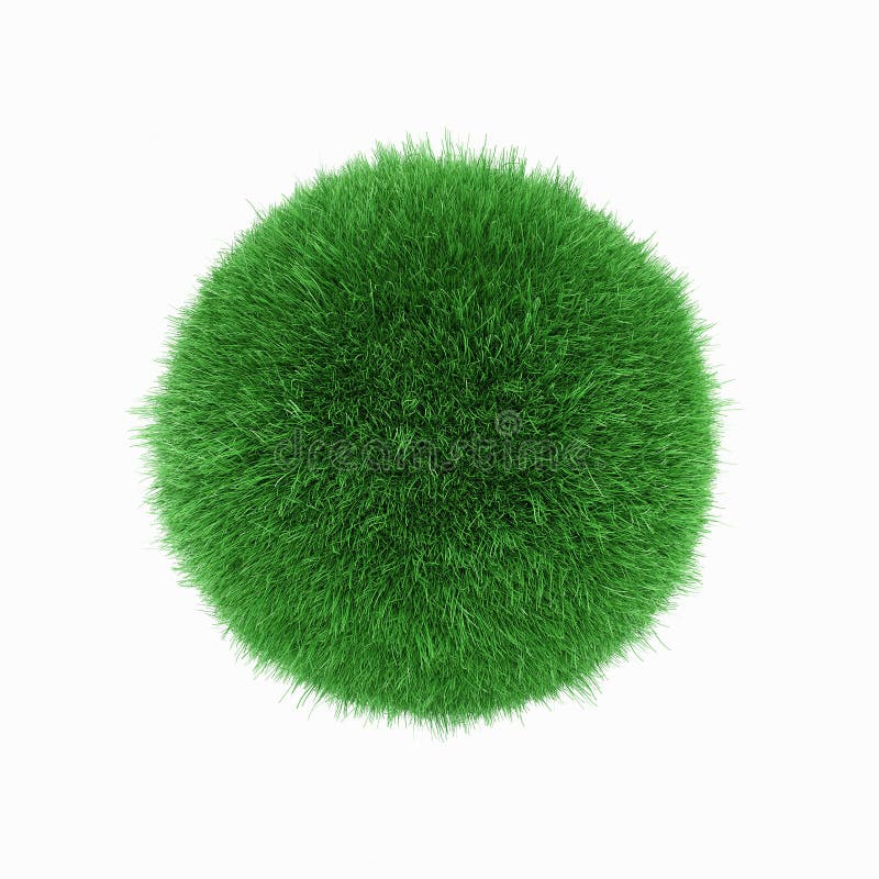 Green Grass Planet. Isolated on White Stock Illustration - Illustration ... Green Grass Planet. Isolated on White Stock Illustration - Illustration ...