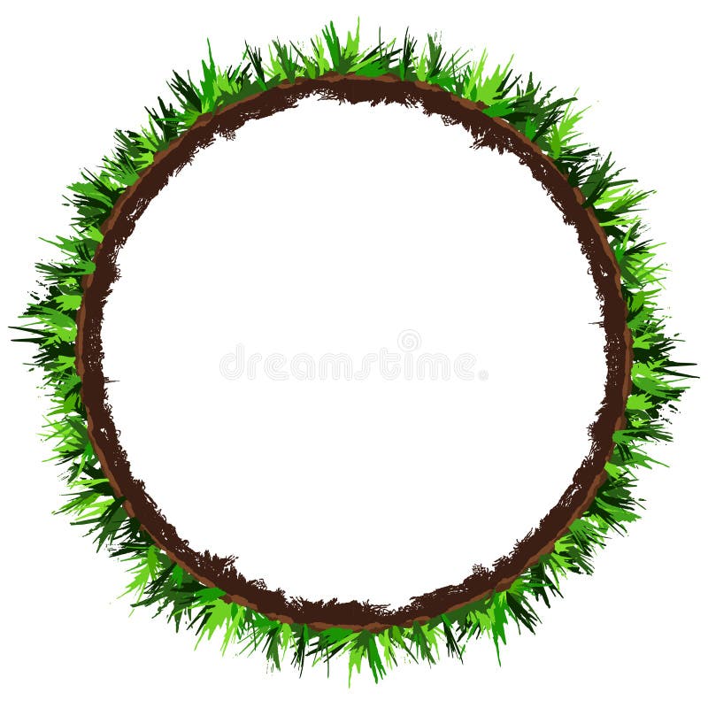 Grass round label stock vector. Illustration of badge - 31519879