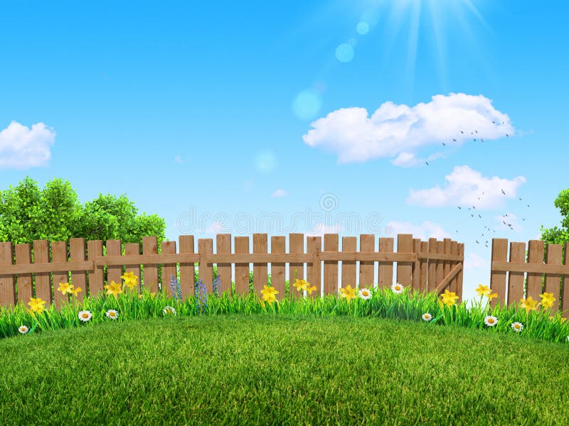 Grass and Spring Flowers Background Stock Image - Image of grass ...