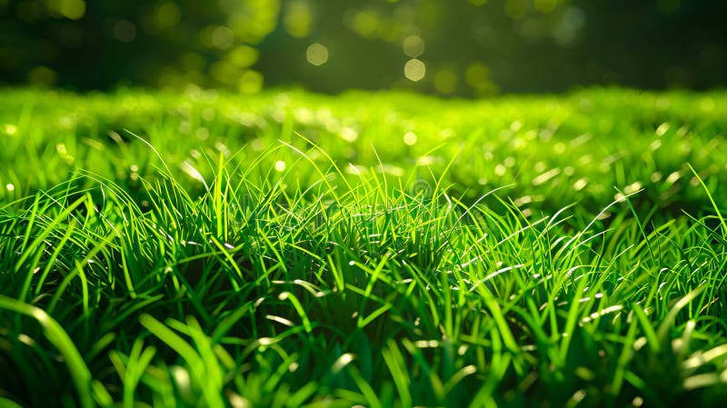 Green Grass in the Sunlight Stock Image - Image of sweet, green: 323803553