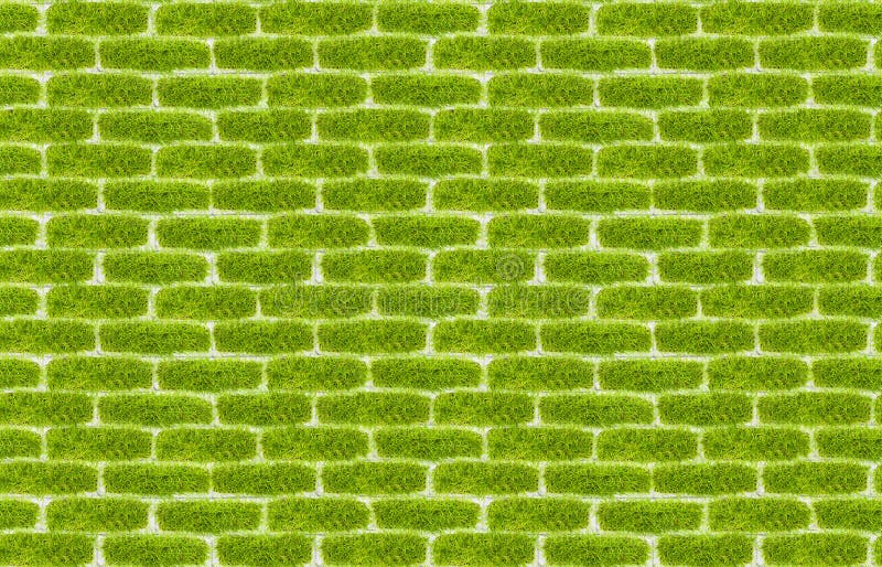 Green Grass Texture Paving Stone Style Stock Image - Image of pattern ...