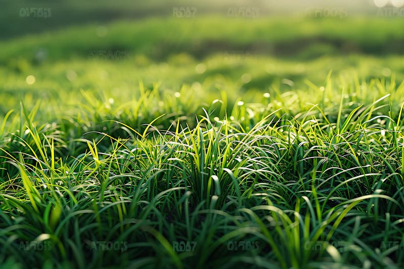 Green Grass Texture, Top View, Photo Realistic, Hyper Detailed, High ...