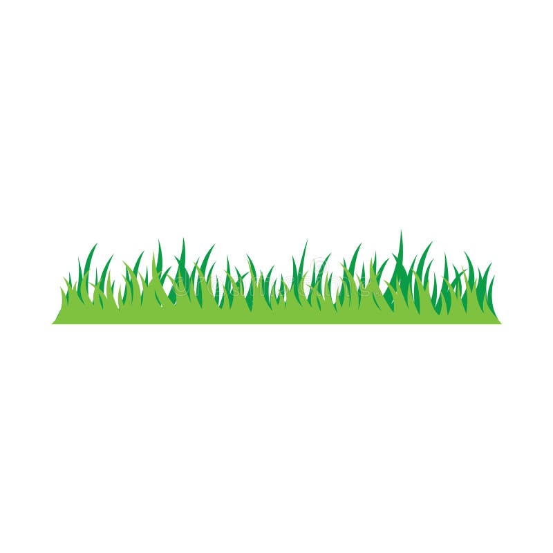 Green Grass Vector Icon Illustration Stock Vector - Illustration of ...