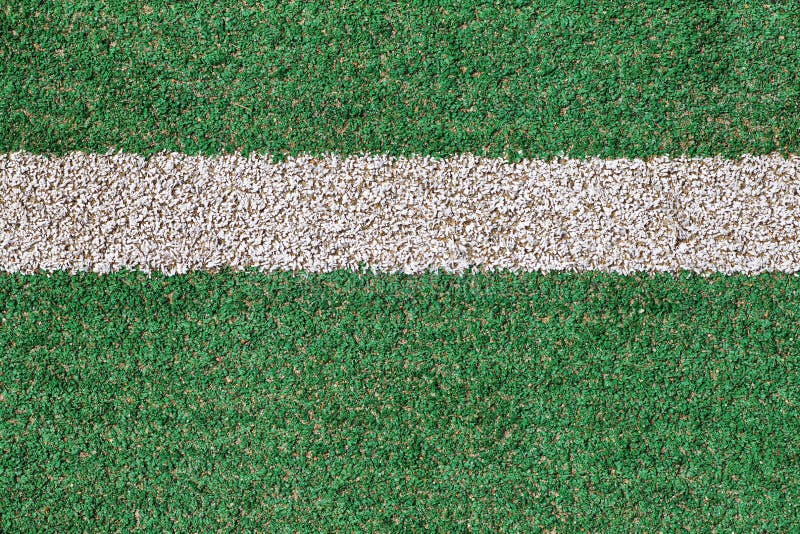 Green Grass and White Strip Stock Image - Image of attack, game: 41905617