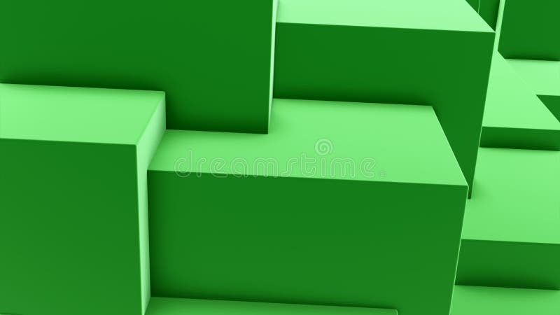 Green and Gray Background. Design. Spreading Squares on the Floor ...