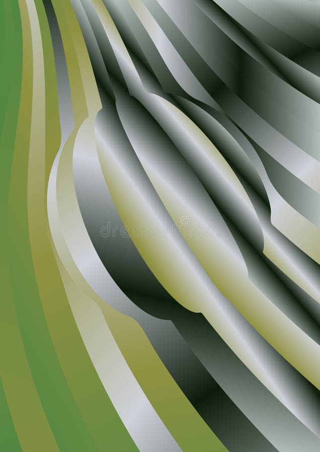 Green Grey and White Abstract Wave Background Stock Vector ...