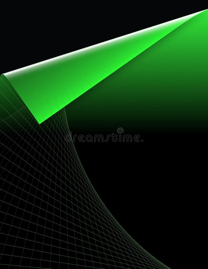 Green Grid Lines A4 Paper Size Stock Illustration - Illustration of ...