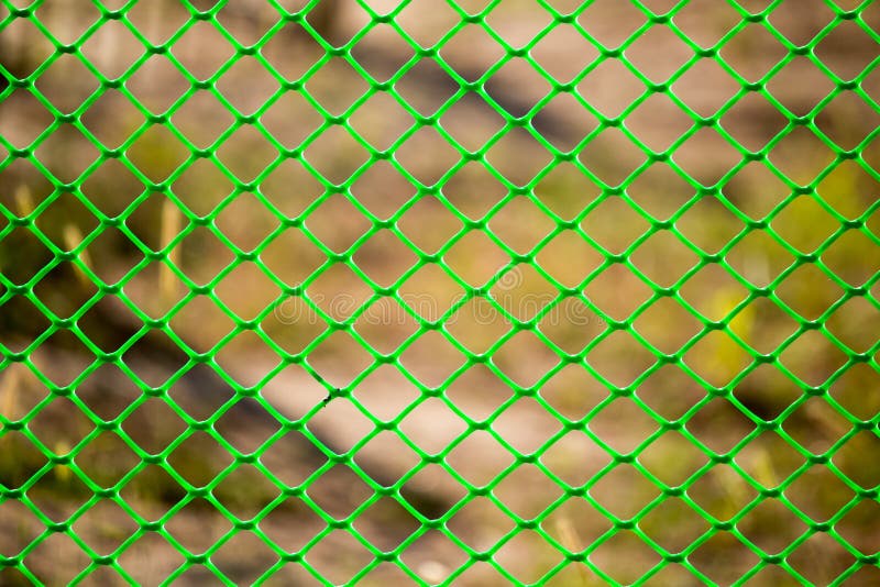 Green Grid on the Fence As a Background Stock Photo - Image of ...