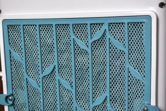 Green Grid Filter on the Climate System Stock Image - Image of grid ...