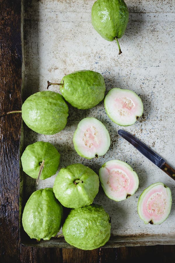 Green Guavas stock image. Image of vitamin, agriculture - 83087403