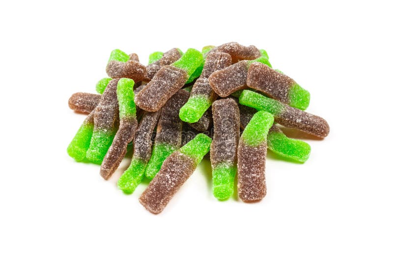 Green Gummy Candies. Top View Stock Image - Image of bright, bear ...