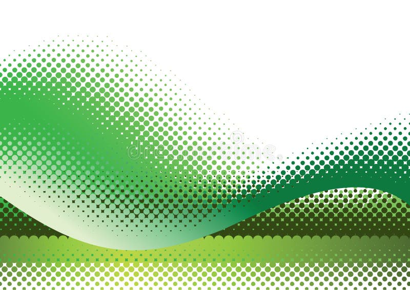 Linear Half Tone - Green stock vector. Illustration of background ...
