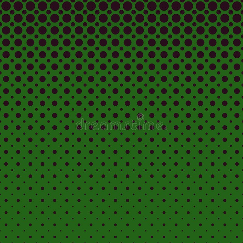 Green Halftone Dot Pattern Background - Repeating Vector Illustration ...