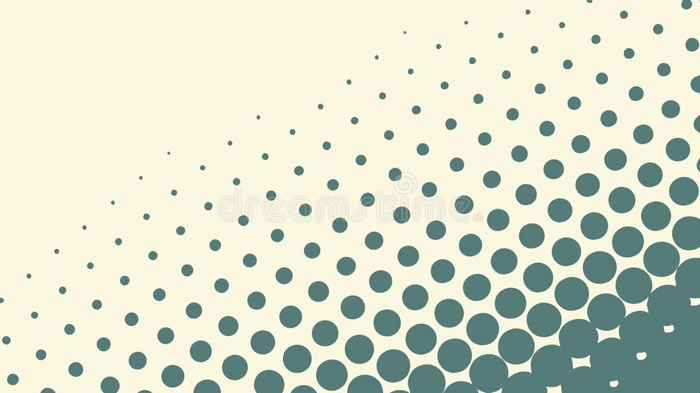 Green Halftone Dots Gradient, Subtle Circular Texture Background Vector ...