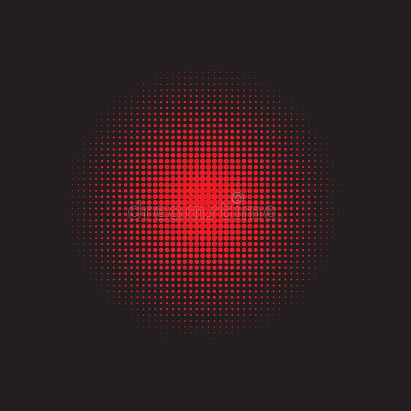 Green Halftone Half. Abstract Logo. Texture Background. Dot Shape ...