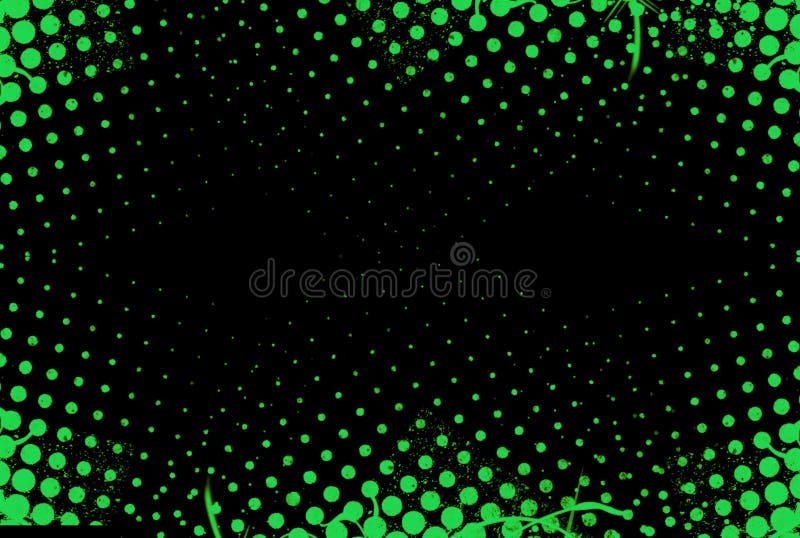 Green Halftone Texture Graffiti Background Dotted Effect Pattern Art ...