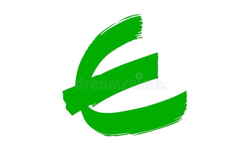 We draw euro stock vector. Illustration of money, communications - 16371404