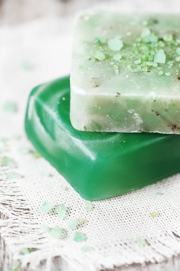 Green handmade soap stock photo. Image of cosmetics, chic - 30822086