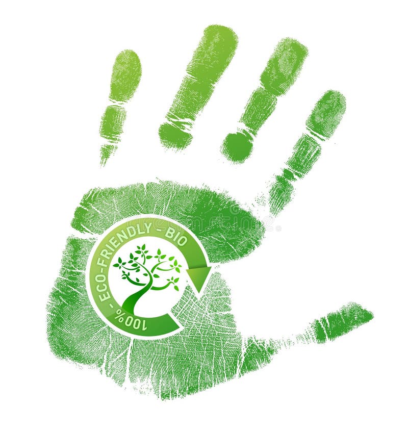 Handprint Eco Stock Illustrations – 99 Handprint Eco Stock ...