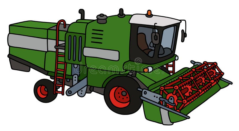 Harvester Drawing Stock Illustrations – 1,596 Harvester Drawing Stock ...