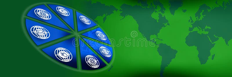 Green web header stock vector. Illustration of abstract - 14116670