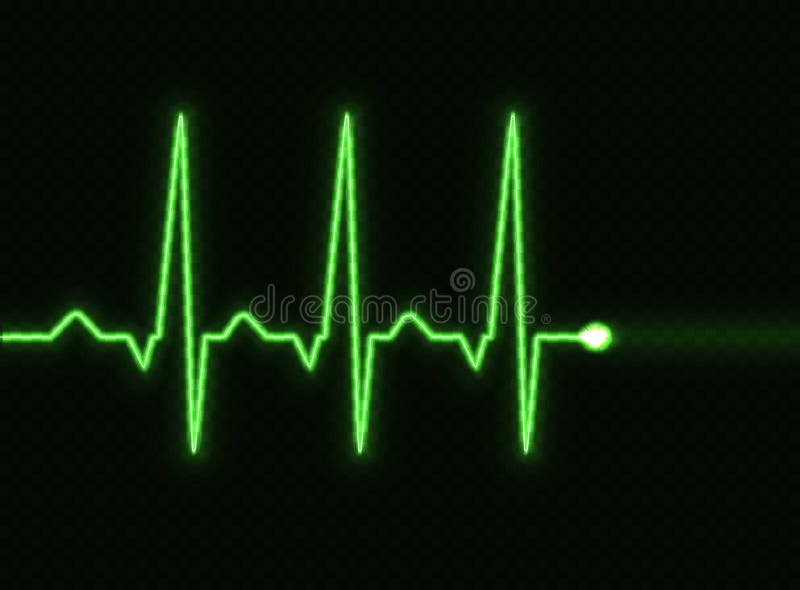 Heart beat green grid stock vector. Illustration of help - 3466158