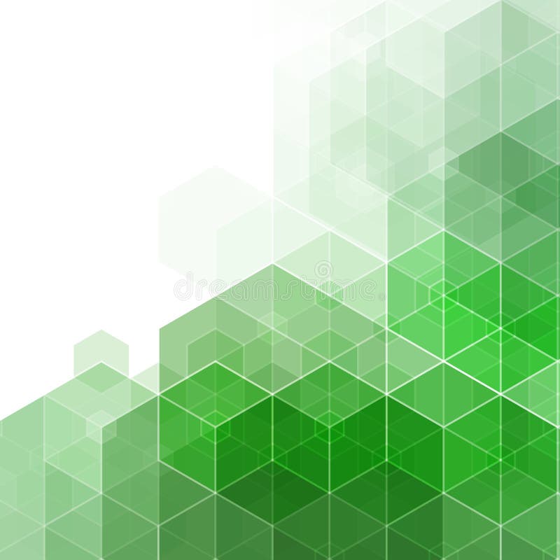 Green Hexagon Background, Pattern, Hexagon Wallpaper. Vector ...