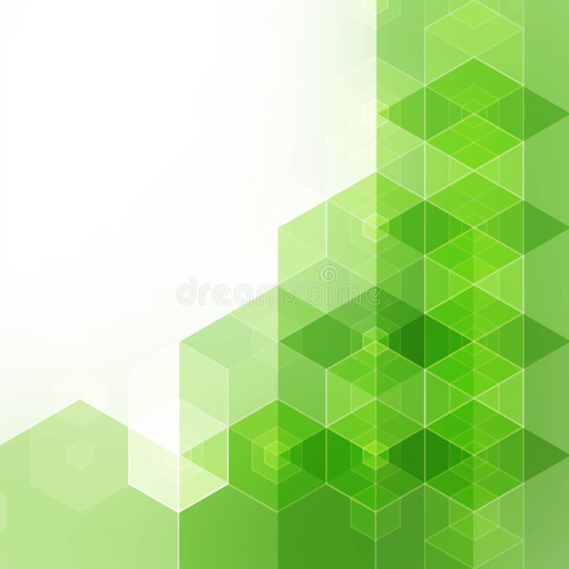 Green Hexagon Background, Pattern, Hexagon Wallpaper. Vector ...